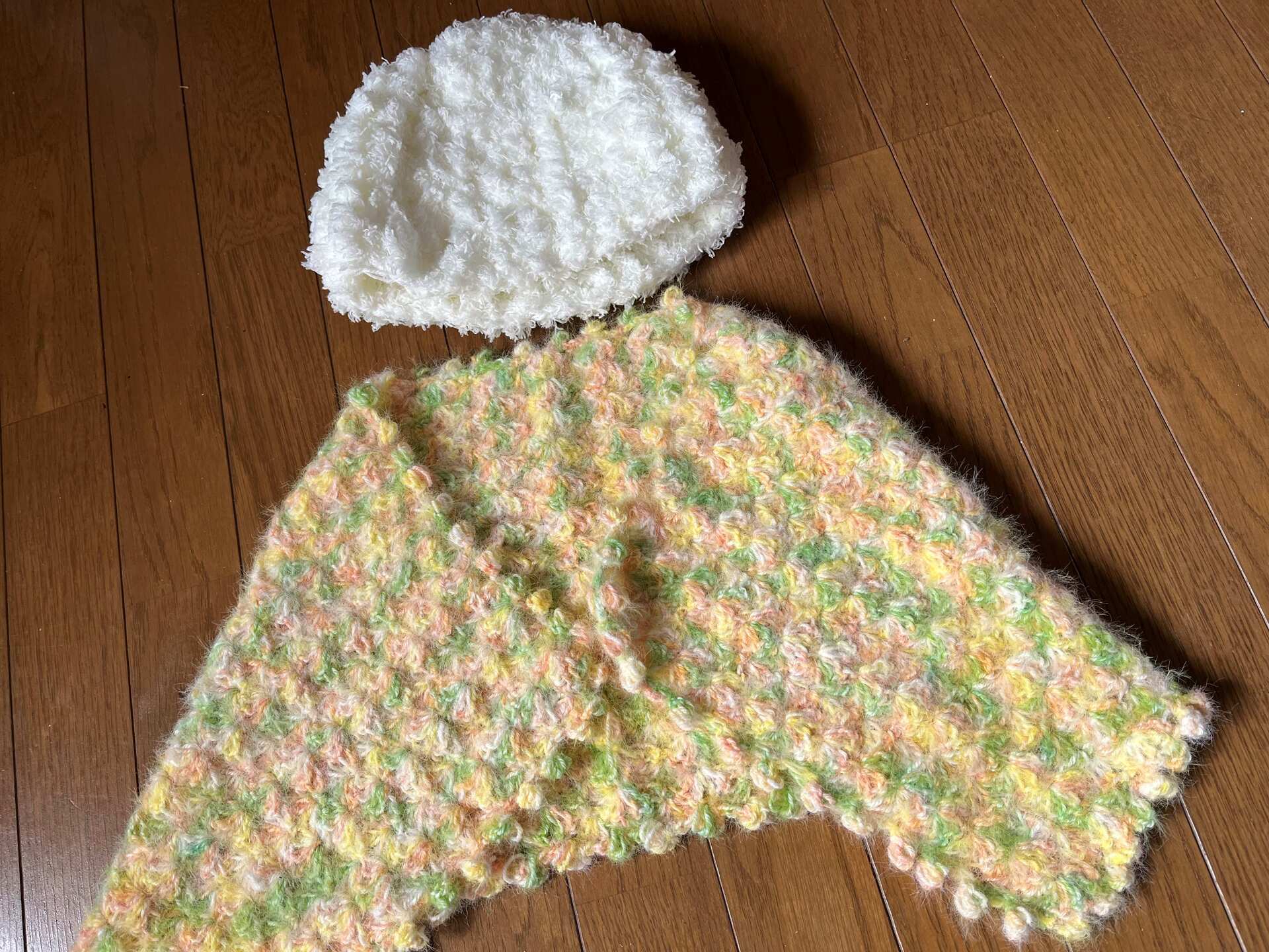 帽子とショルダーウオーマー: Fisch und Ich3